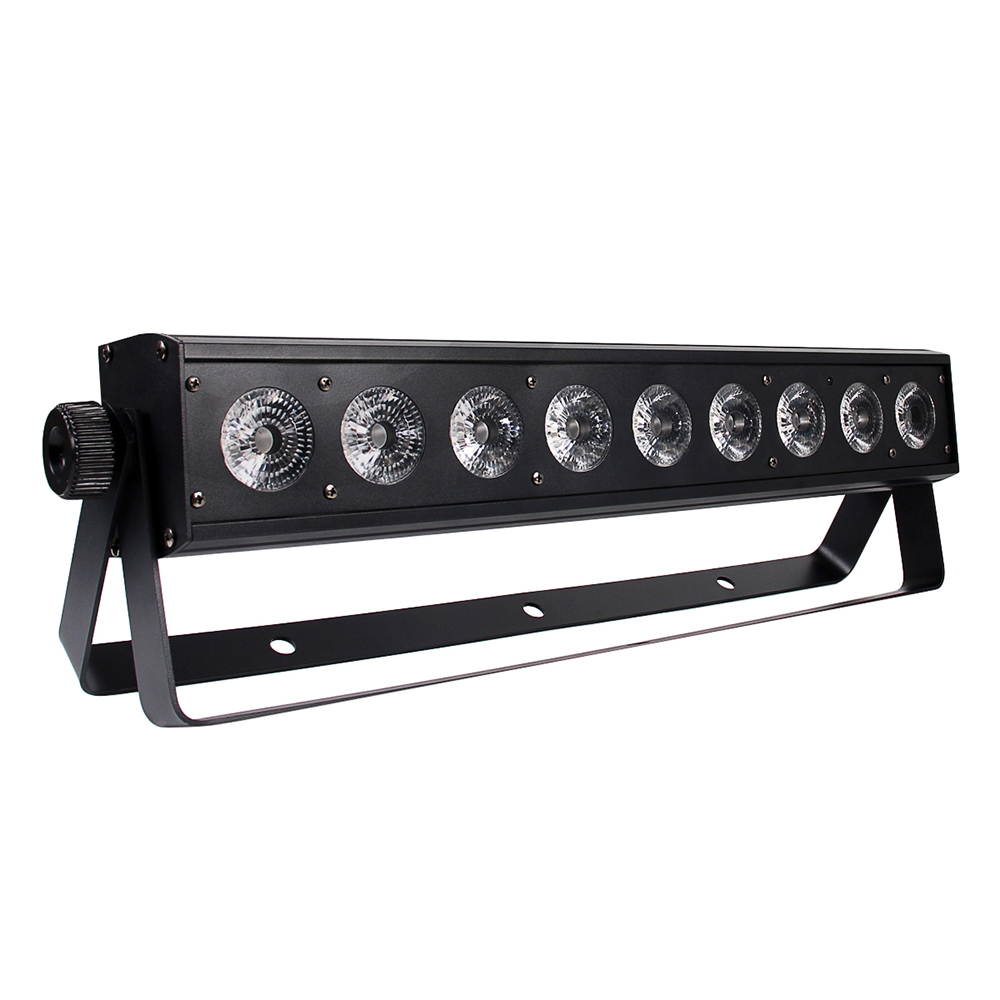 Barra Led portatile Pixel FX a batteria wall washer 9x18W DMX RGBWAUV ...