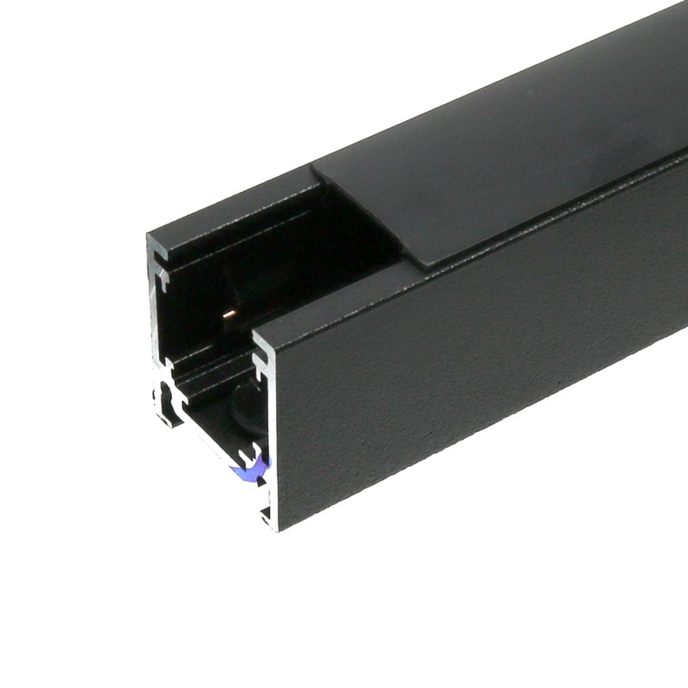 Binario elettrificato magnetico 16mm 48V dc 2 metri nero M LEDME