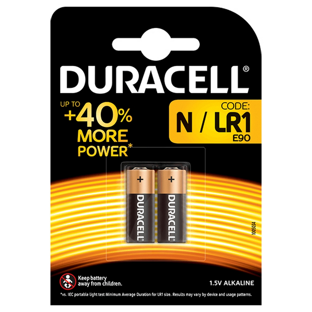 Batterie Duracell N / LR1 1,5V Lithio confezione da 2 pile ...